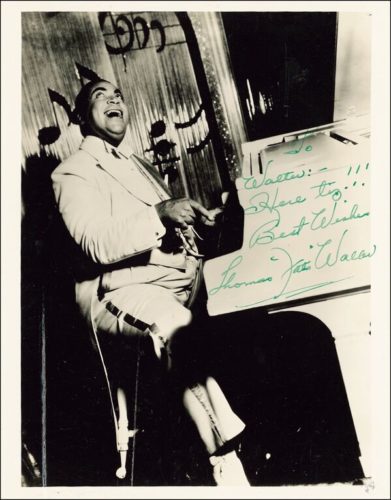 Fats Waller Autograph (Click for full image) | Best Movie Posters