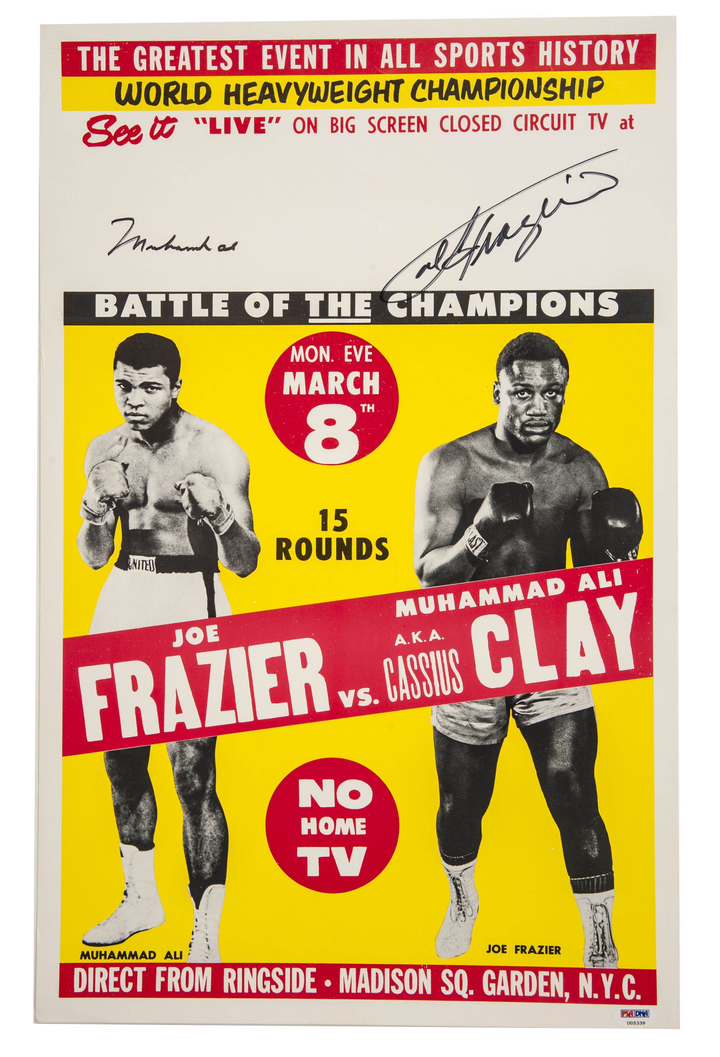 Muhammad Ali Vs Joe Frazier Poster Muhammad Ali Vs Joe Frazier Poster
